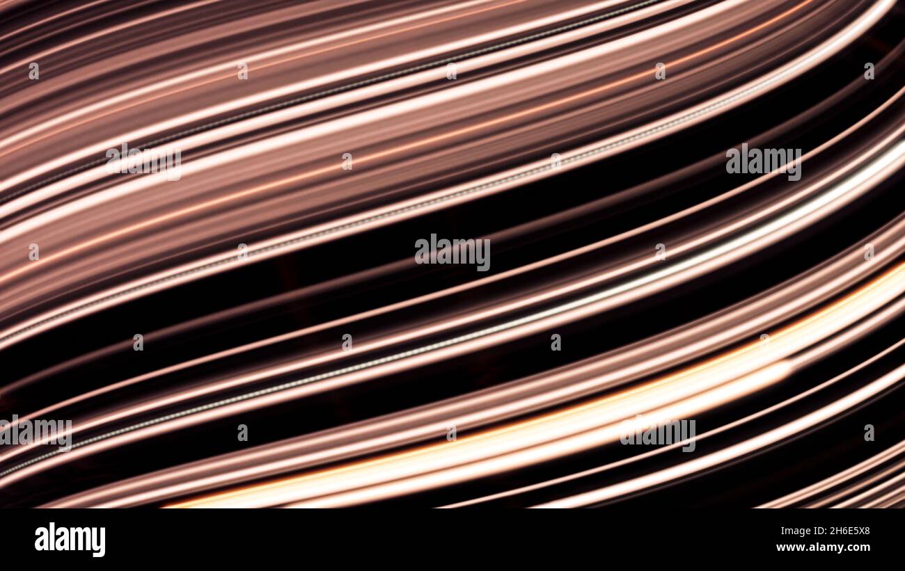 Beautiful light beams bending and shining during movement, seamless ...