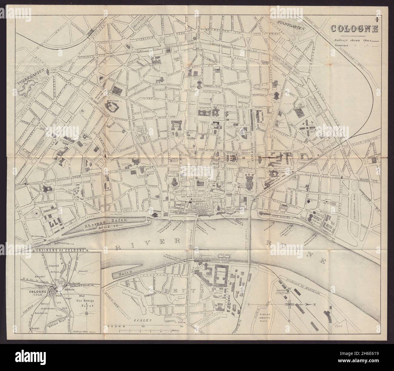 Cologne germany map hi-res stock photography and images - Alamy