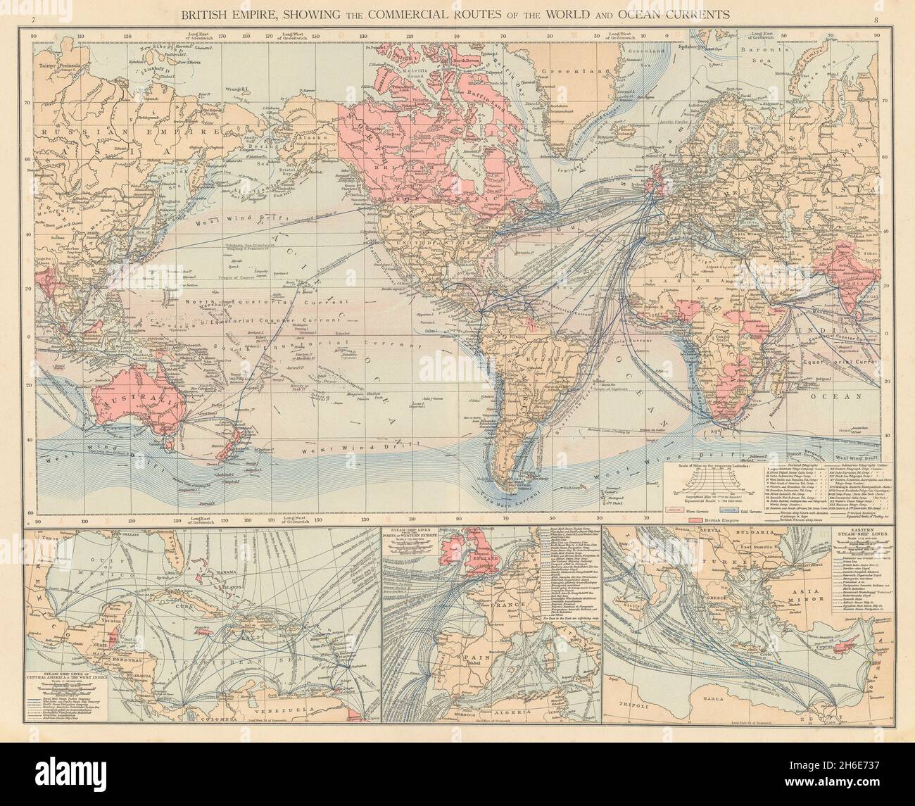 British empire map 19th century hi-res stock photography and images - Alamy