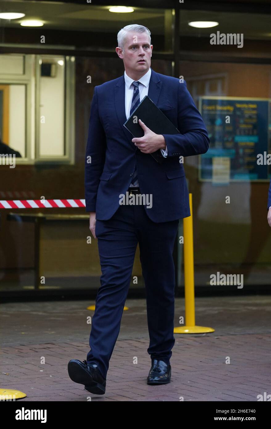 Detective Inspector Ben Mahoney outside Isleworth Crown Court, west ...