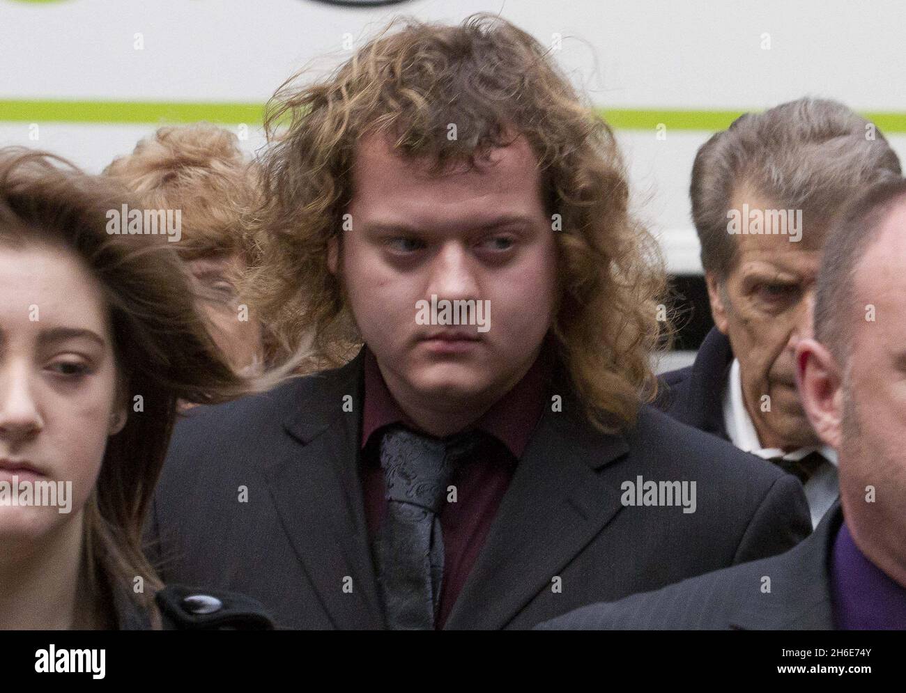 Student Edward Woollard arrives at Southwark Crown Court in London this ...