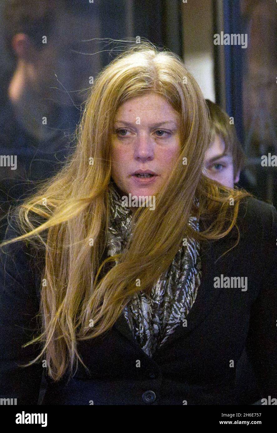 Edward Woollard's mother Tania Garwood leaves Southwark Crown Court ...