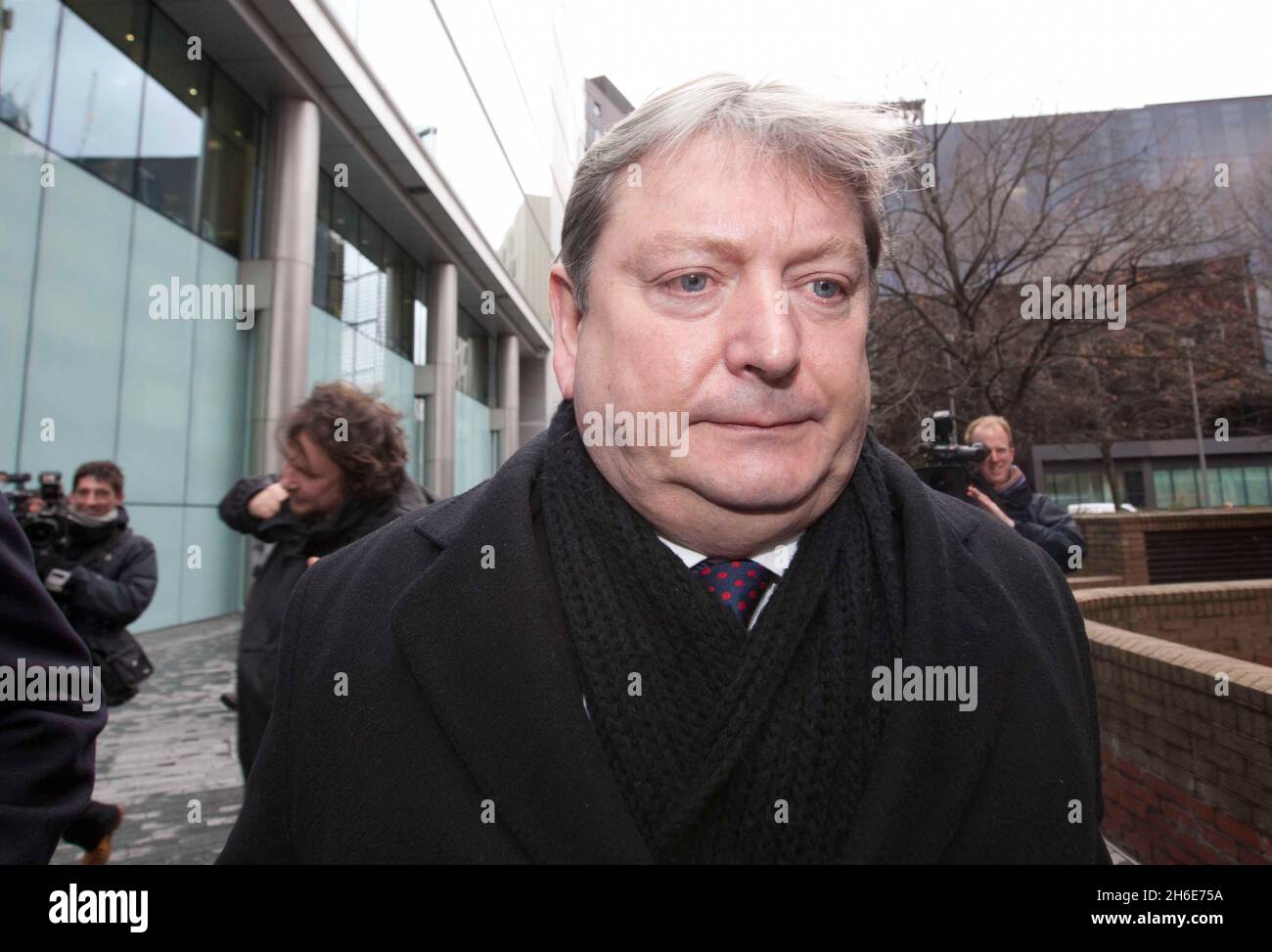 Labour MP Eric Illsley leaves Southwark Crown Court this afternoon ...