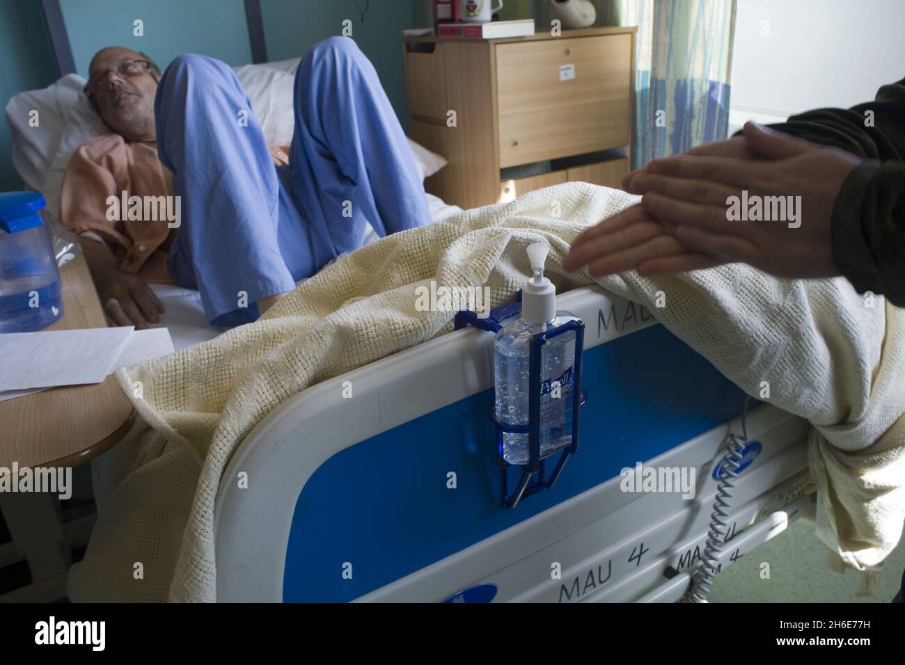 NHS reform - file image of hospital Stock Photo - Alamy