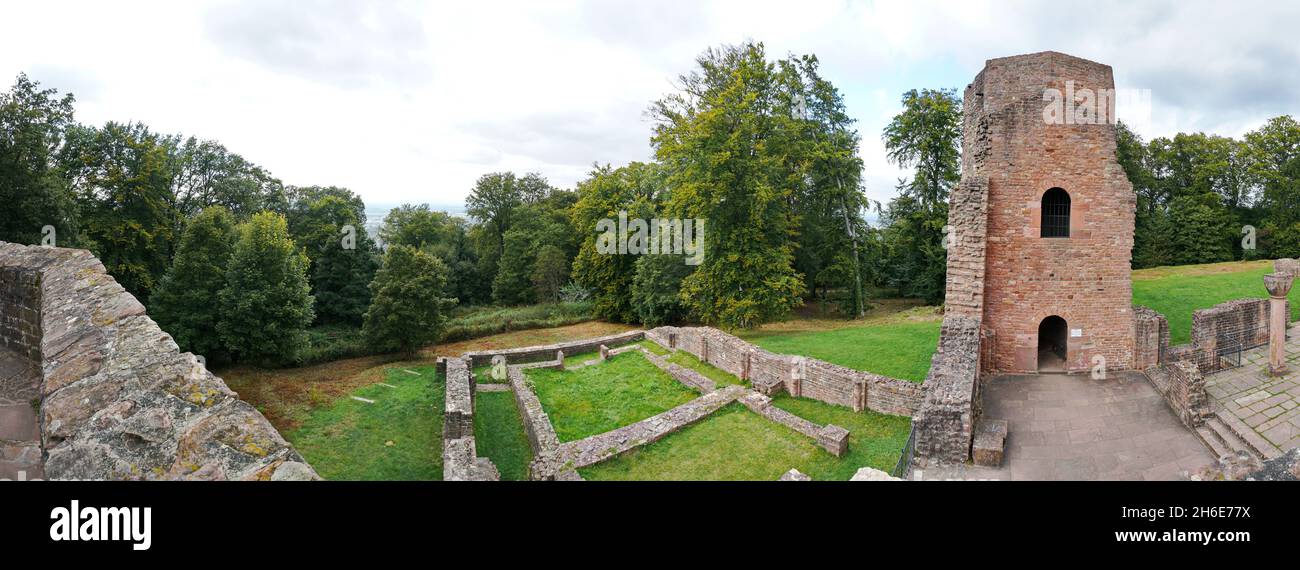 Monastery Ruin near Heidelberg Germany - Kloster Ruine Panorama Stock ...