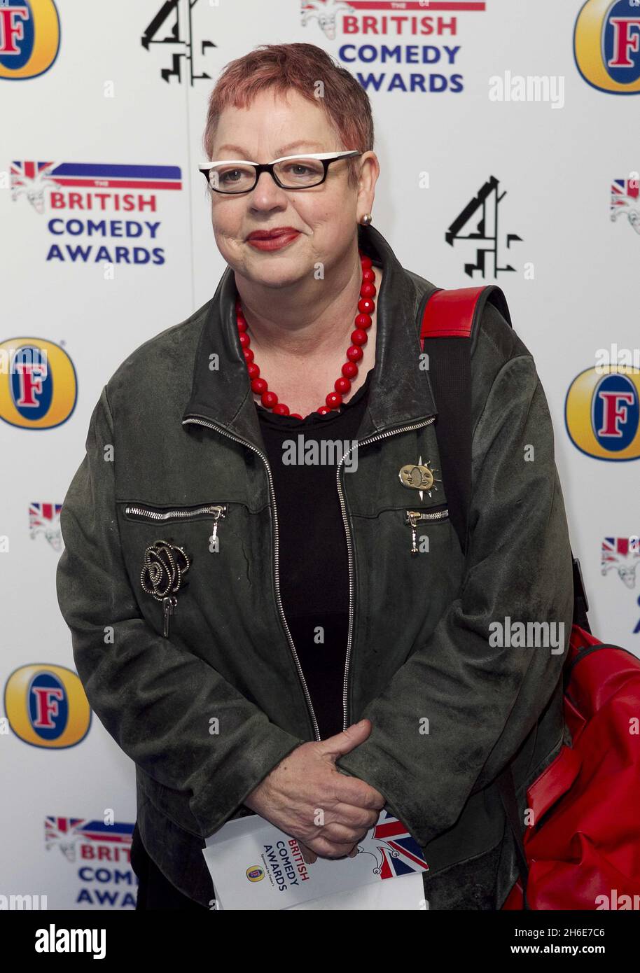 Jo Brand pictured at the British Comedy Awards 2010 at the O2 Arena in ...
