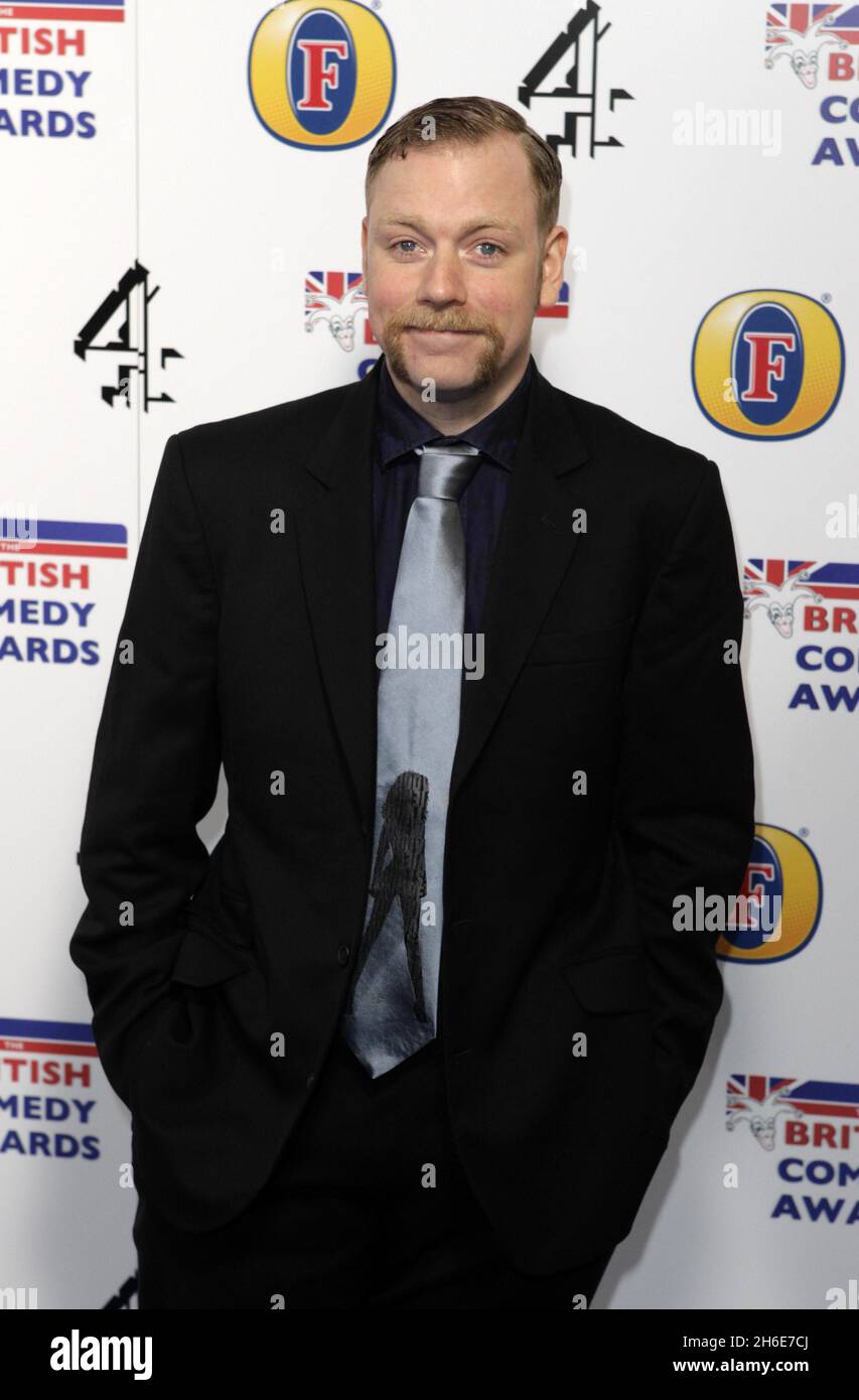 Rufus Hound pictured at the British Comedy Awards 2010 at the O2 Arena ...