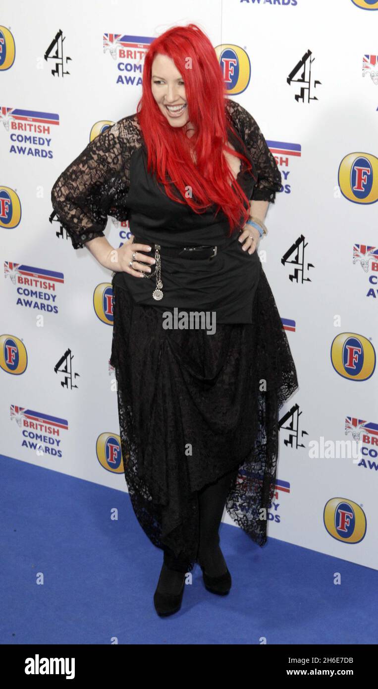 Jane Goldman pictured at the British Comedy Awards 2010 at the O2 Arena ...