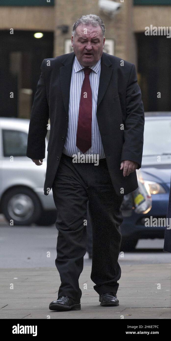 Former Labour MP Jim Devine arrives at Southwark Crown Court for the ...