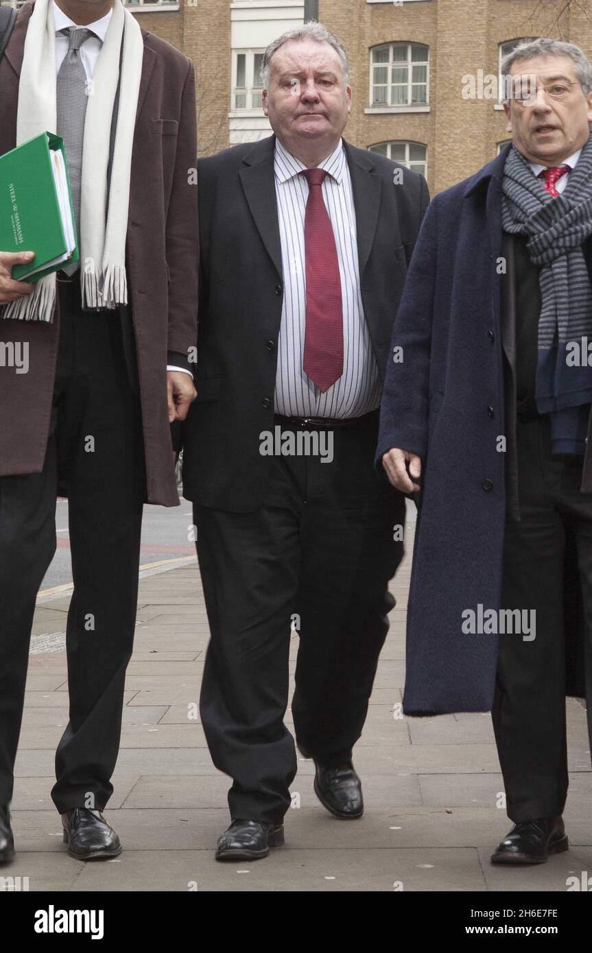 Former Labour MP Jim Devine arrives at Southwark Crown Court for the ...