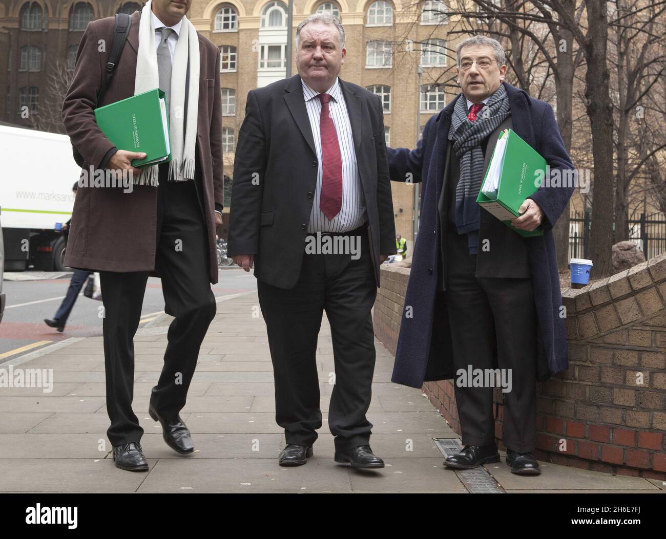 Former Labour MP Jim Devine arrives at Southwark Crown Court for the ...