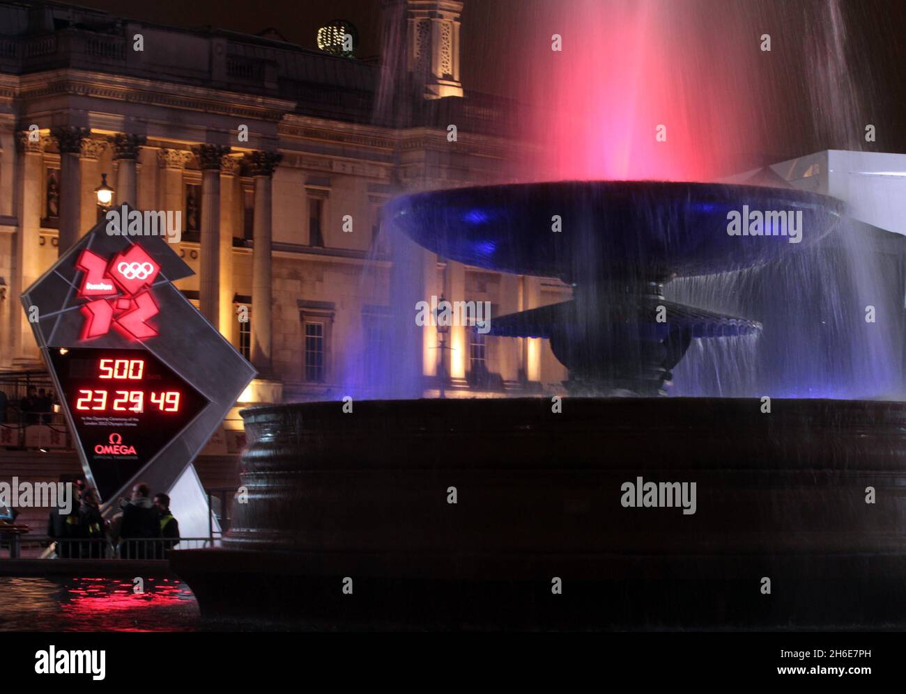 Launch of official OMEGA London 2012 countdown clock and celebration to ...