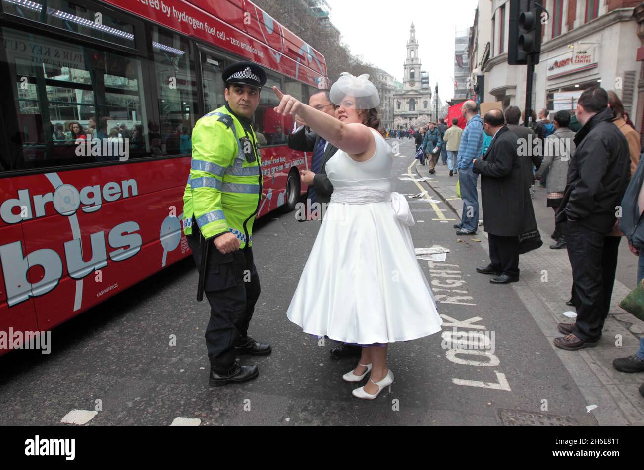 Bride to be Laura Sheppard and her father Nigel got caught up in the ...