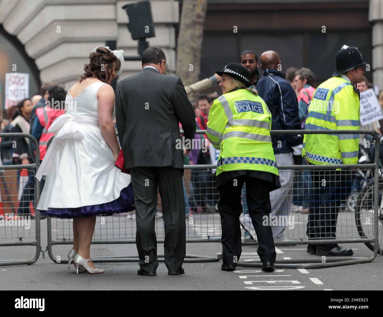 Bride to be Laura Sheppard and her father Nigel got caught up in the ...