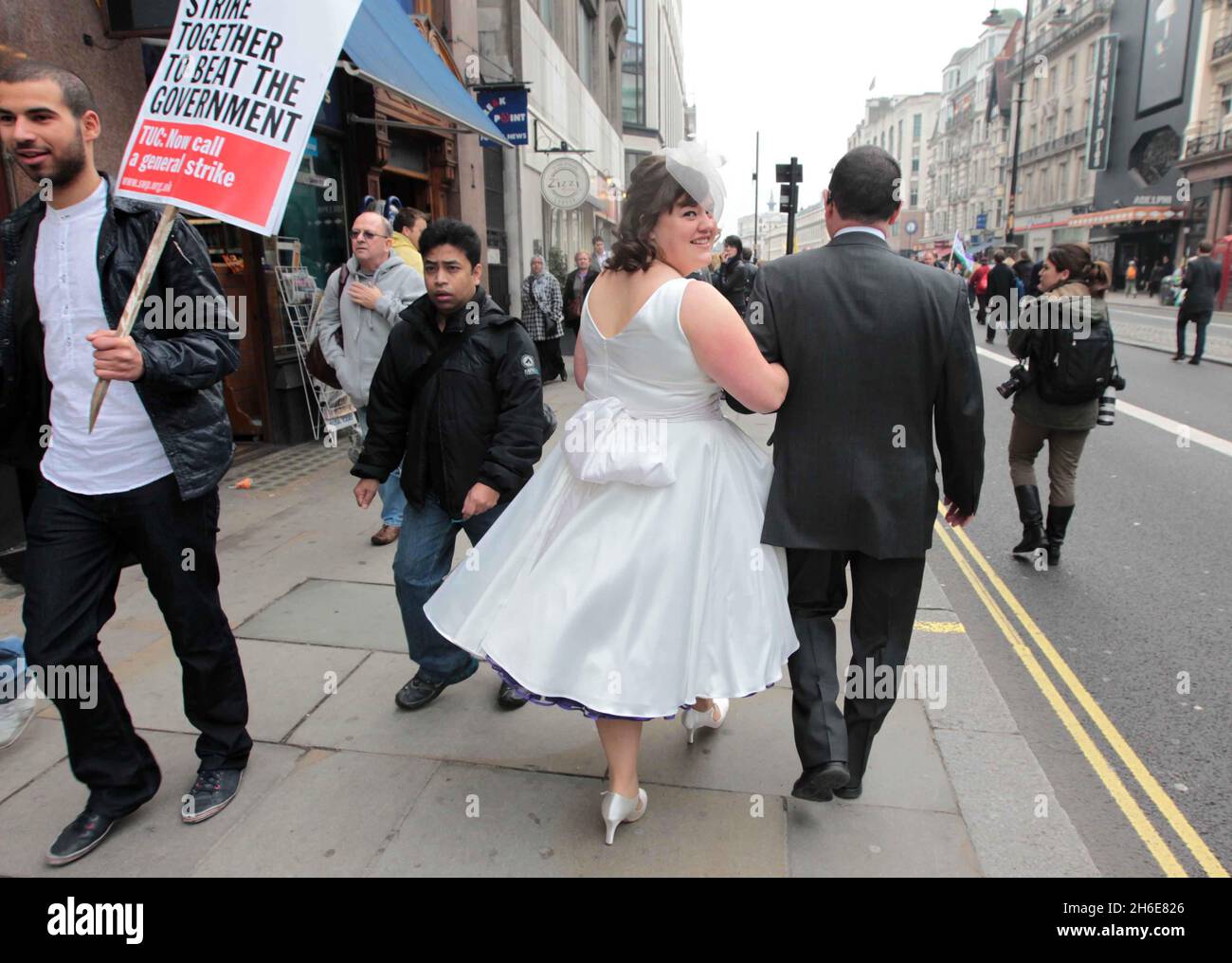 Bride to be Laura Sheppard and her father Nigel got caught up in the ...