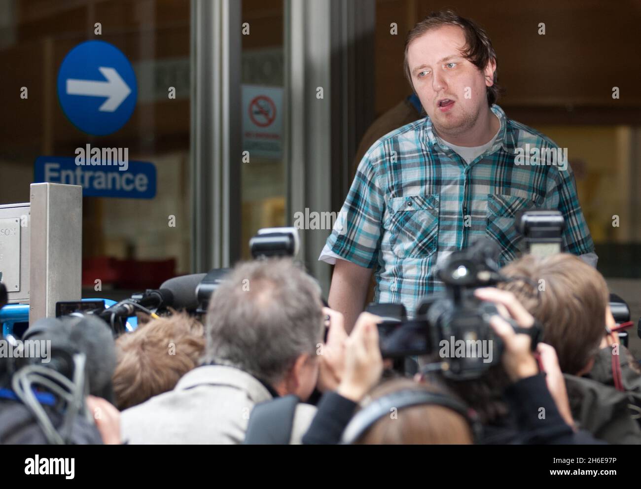 Jonathan May-Bowles, the man who threw a foam pie at Rupert Murdoch as ...