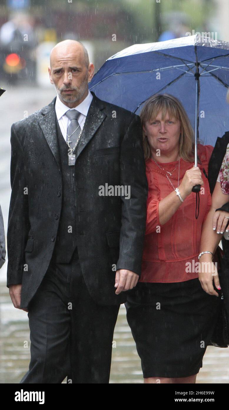 The family of Nicholas Pearton arrive at the Old Bailey for the ...