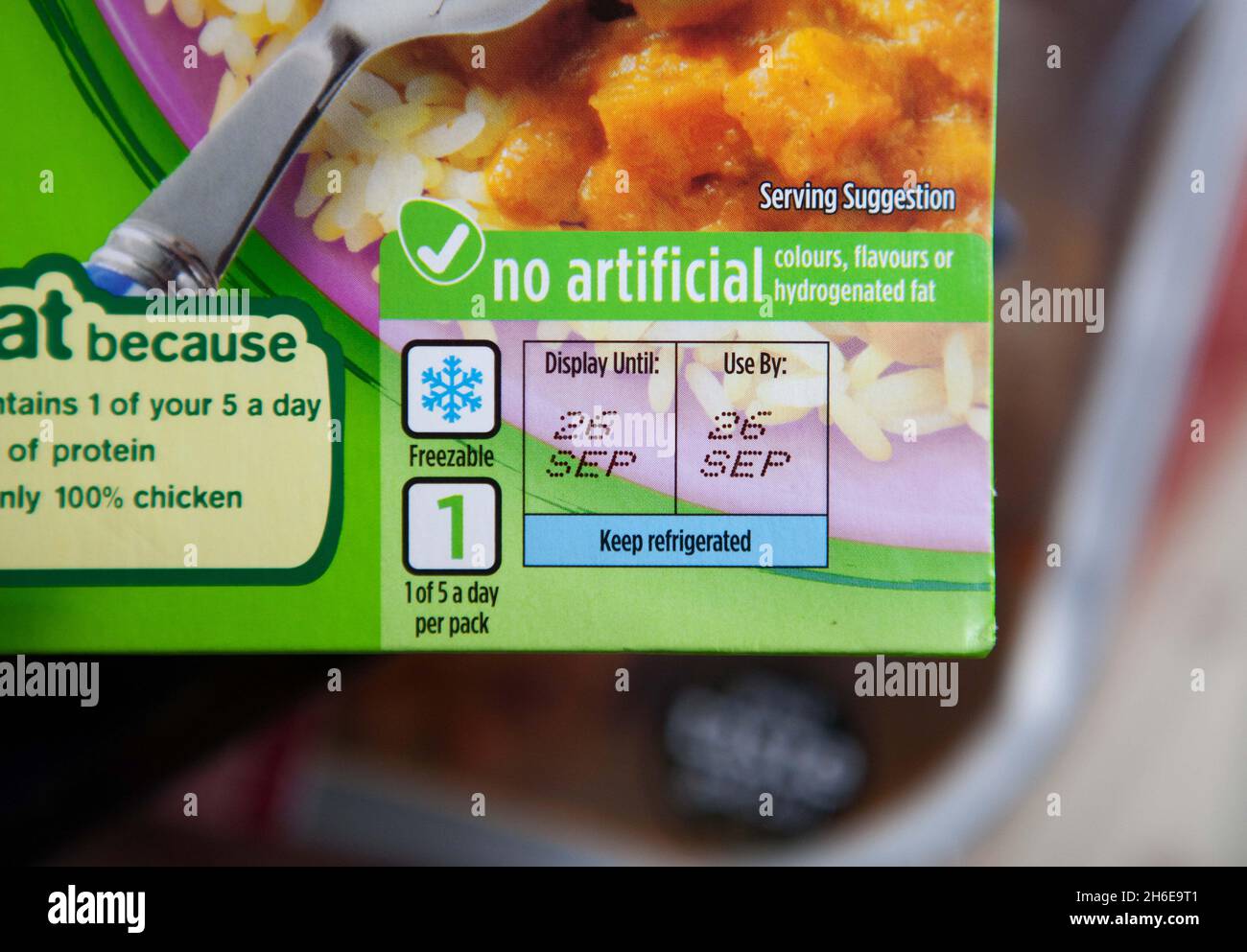 Food labels date hi-res stock photography and images - Alamy