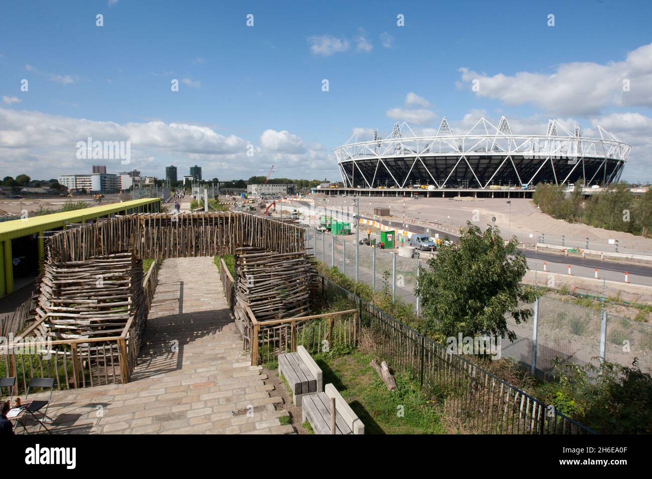 General view of the Olympic Site in Stratford Stock Photo - Alamy
