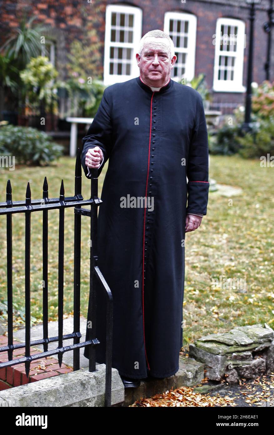 The Dean of St Paul's Graham Knowles pictured in the grounds of his ...