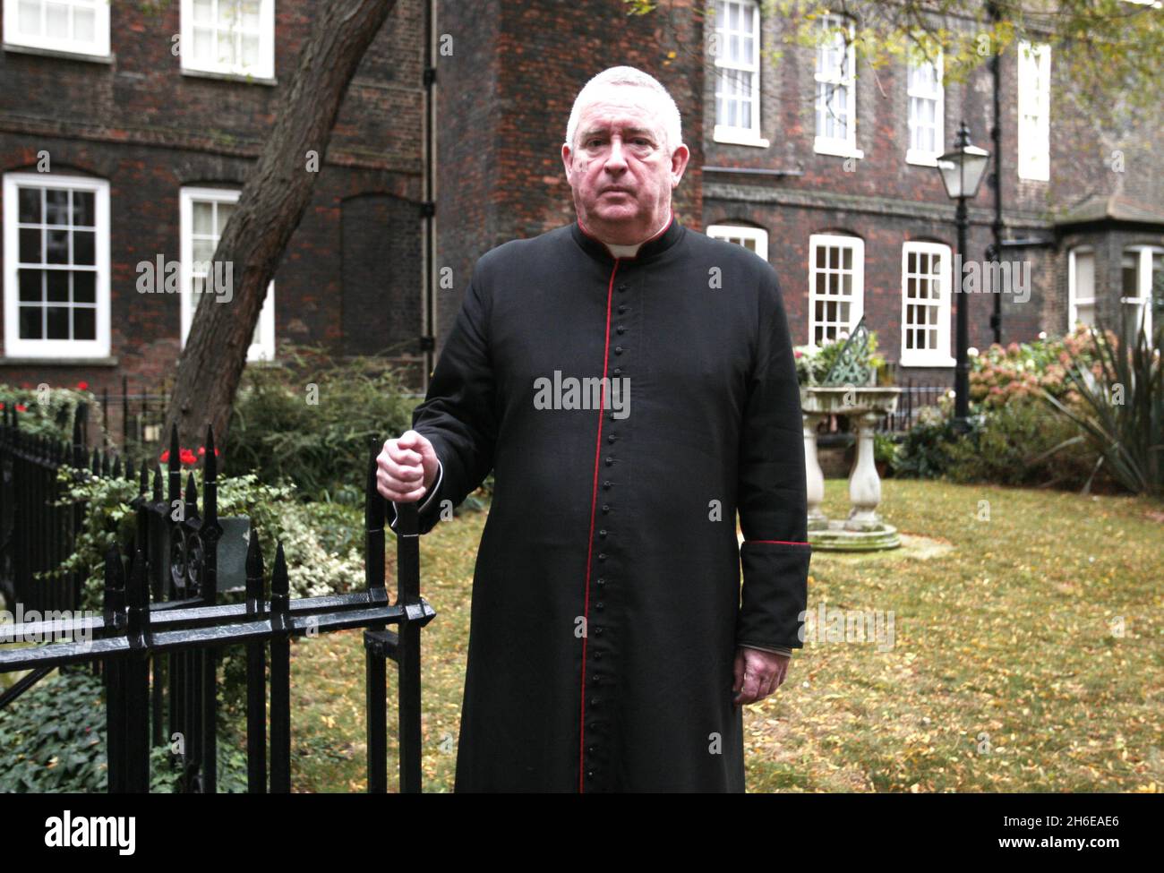 The Dean of St Paul's Graham Knowles pictured in the grounds of his ...