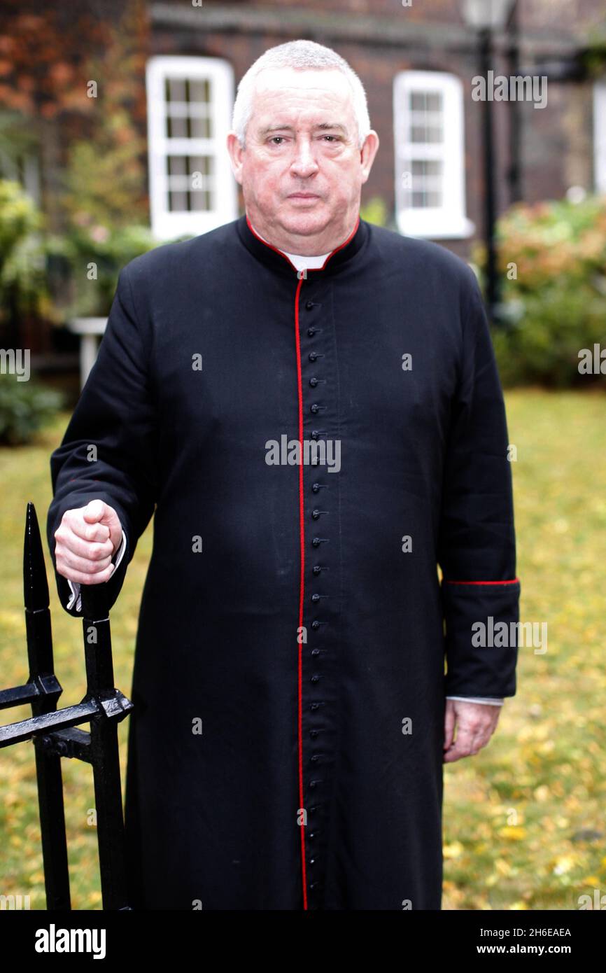The Dean of St Paul's Graham Knowles pictured in the grounds of his ...
