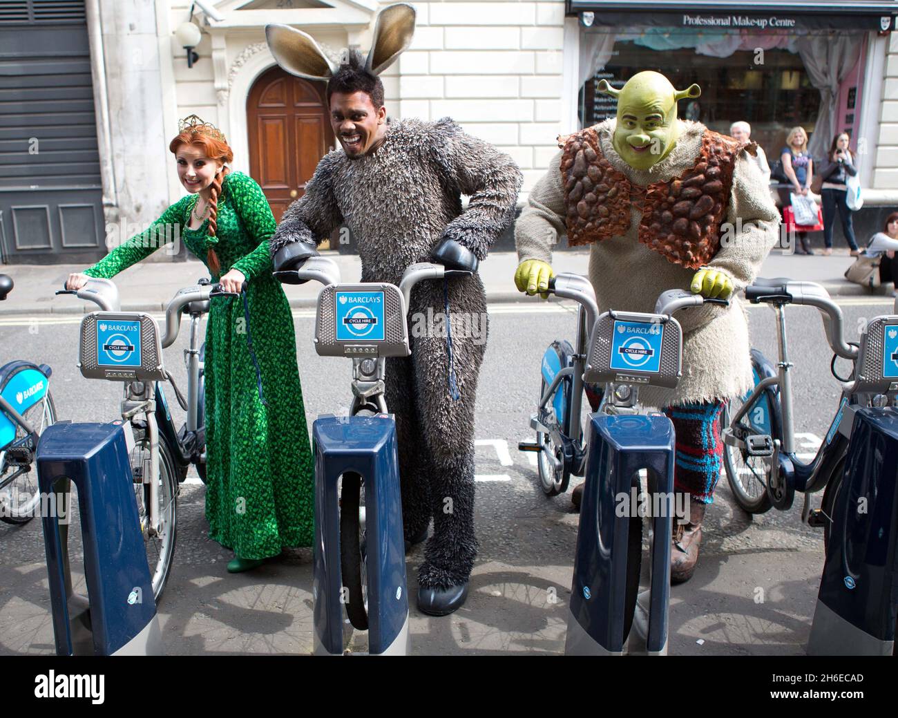 Shrek cast members including Carley Stenson, Dean Chisnall and Richard ...