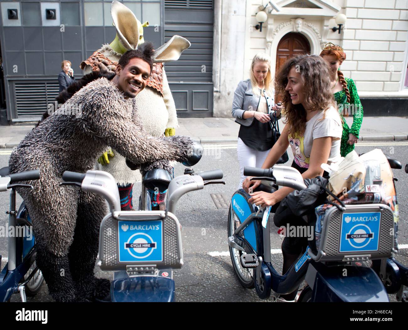 Shrek cast members including Carley Stenson and Richard Blackwood ...