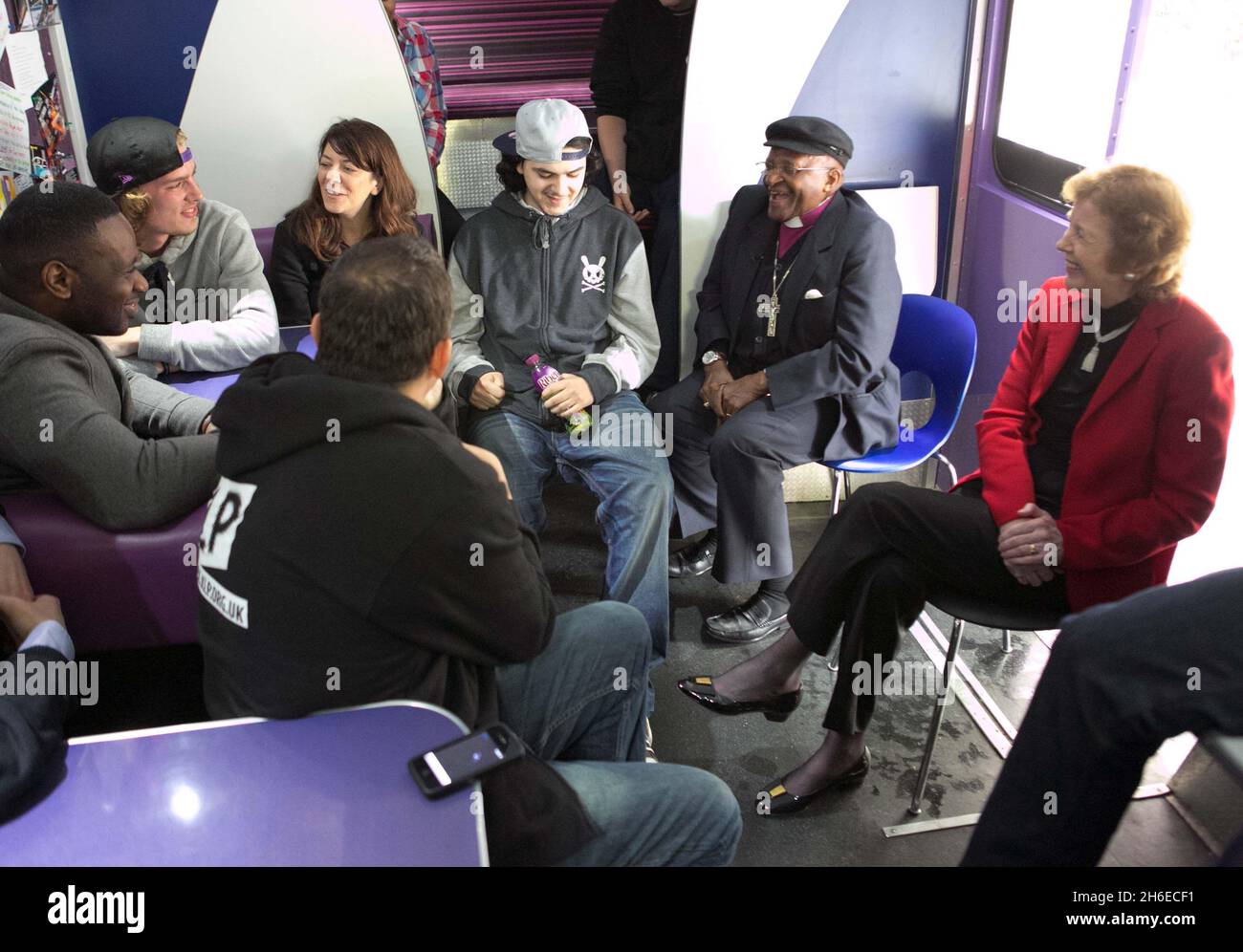 Members of The Elders Archbishop Desmond Tutu and former President of ...