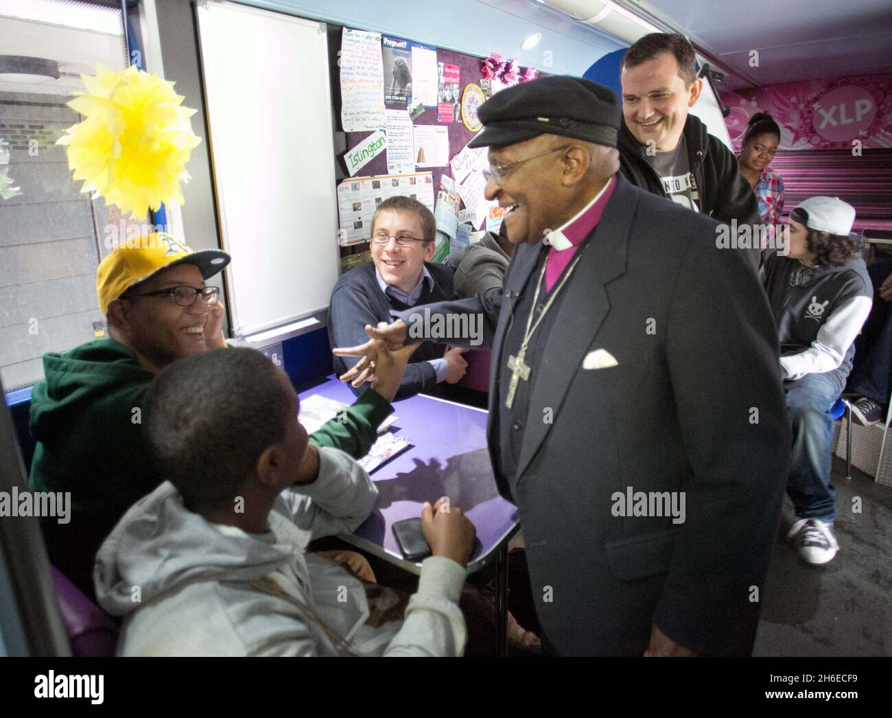 Members of The Elders Archbishop Desmond Tutu and former President of ...