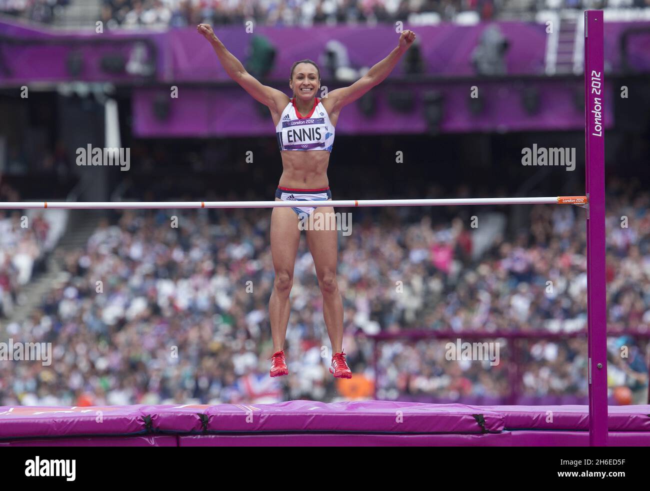 London 2012 Olympic Games - 03/08/12 Jessica Ennis in the heptathlon at ...