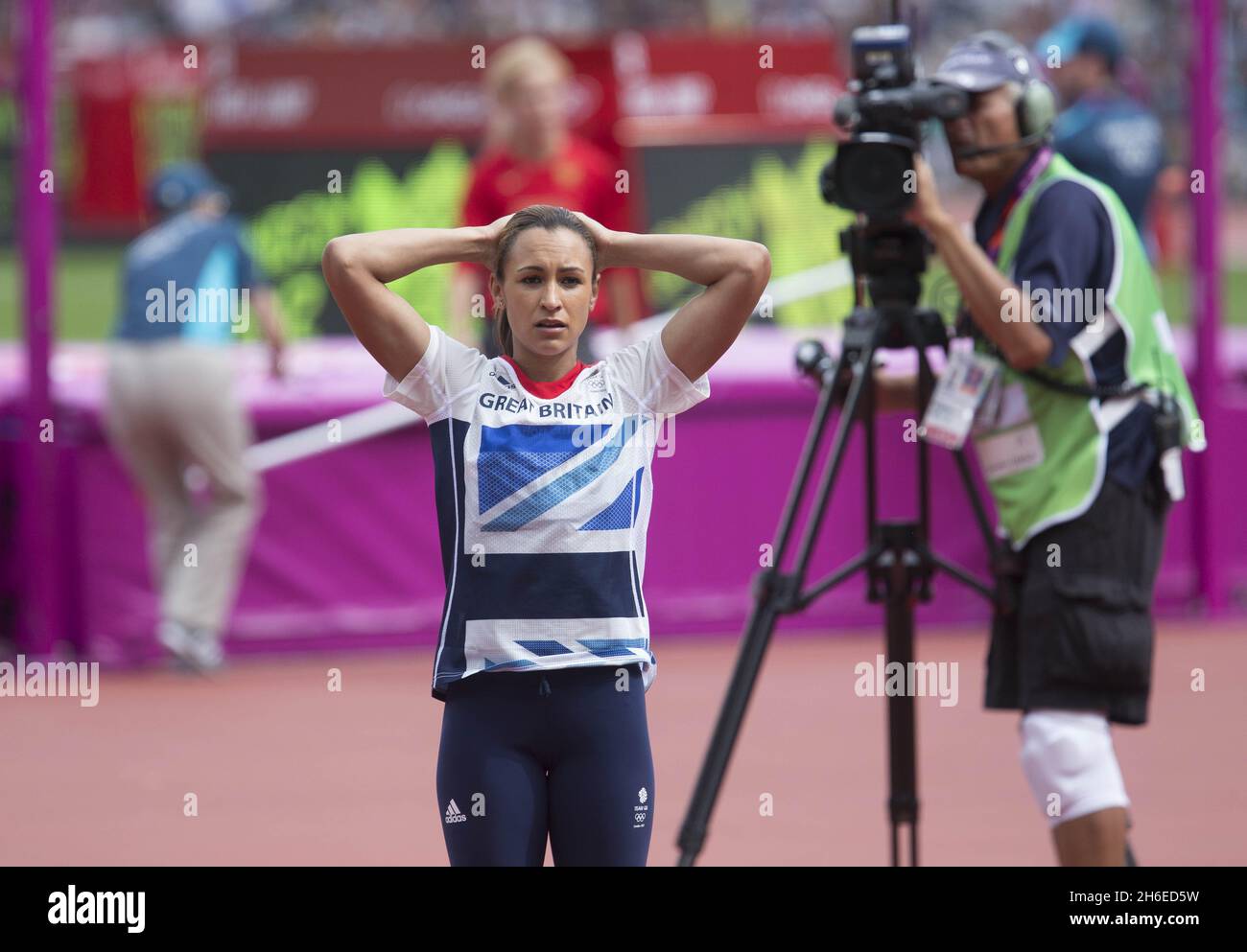 London 2012 Olympic Games - 03/08/12 Jessica Ennis in the heptathlon at ...