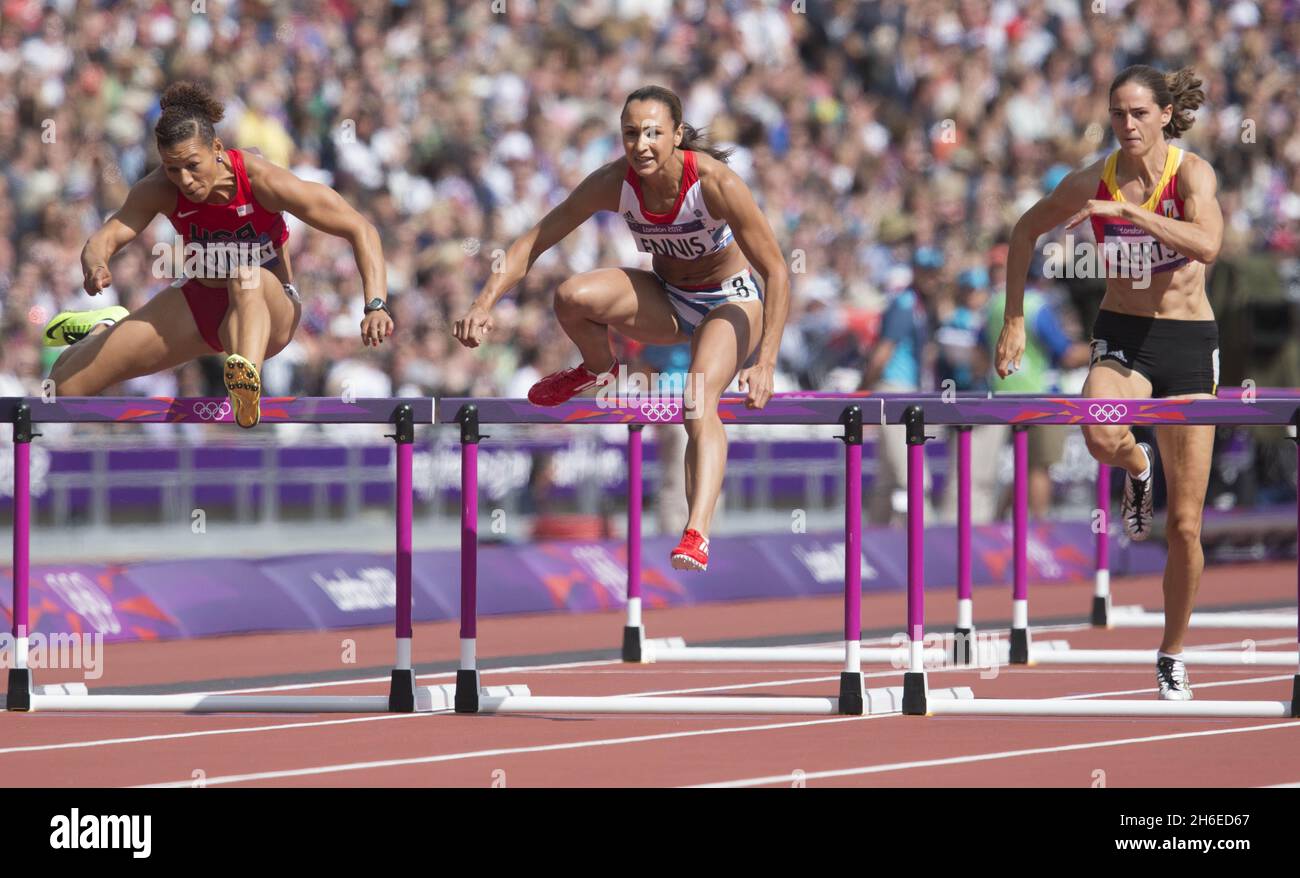 London 2012 Olympic Games - 03/08/12 Jessica Ennis in the heptathlon at ...