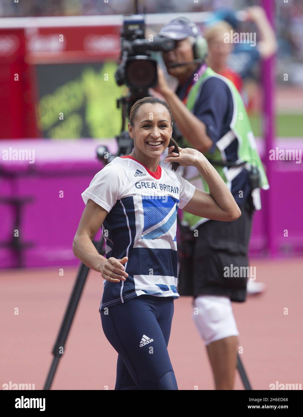 London 2012 Olympic Games - 03/08/12 Jessica Ennis in the heptathlon at ...