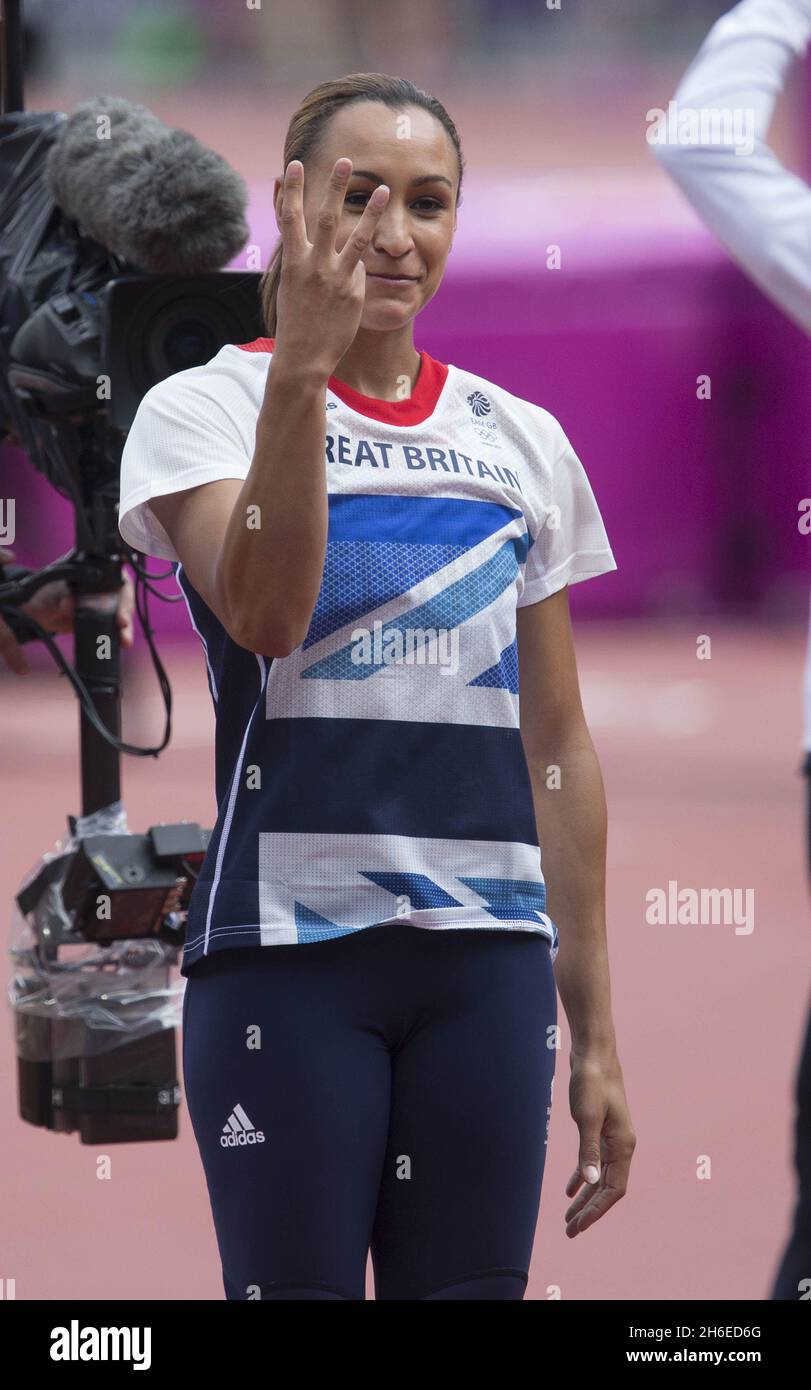 London 2012 Olympic Games - 03/08/12 Jessica Ennis in the heptathlon at ...