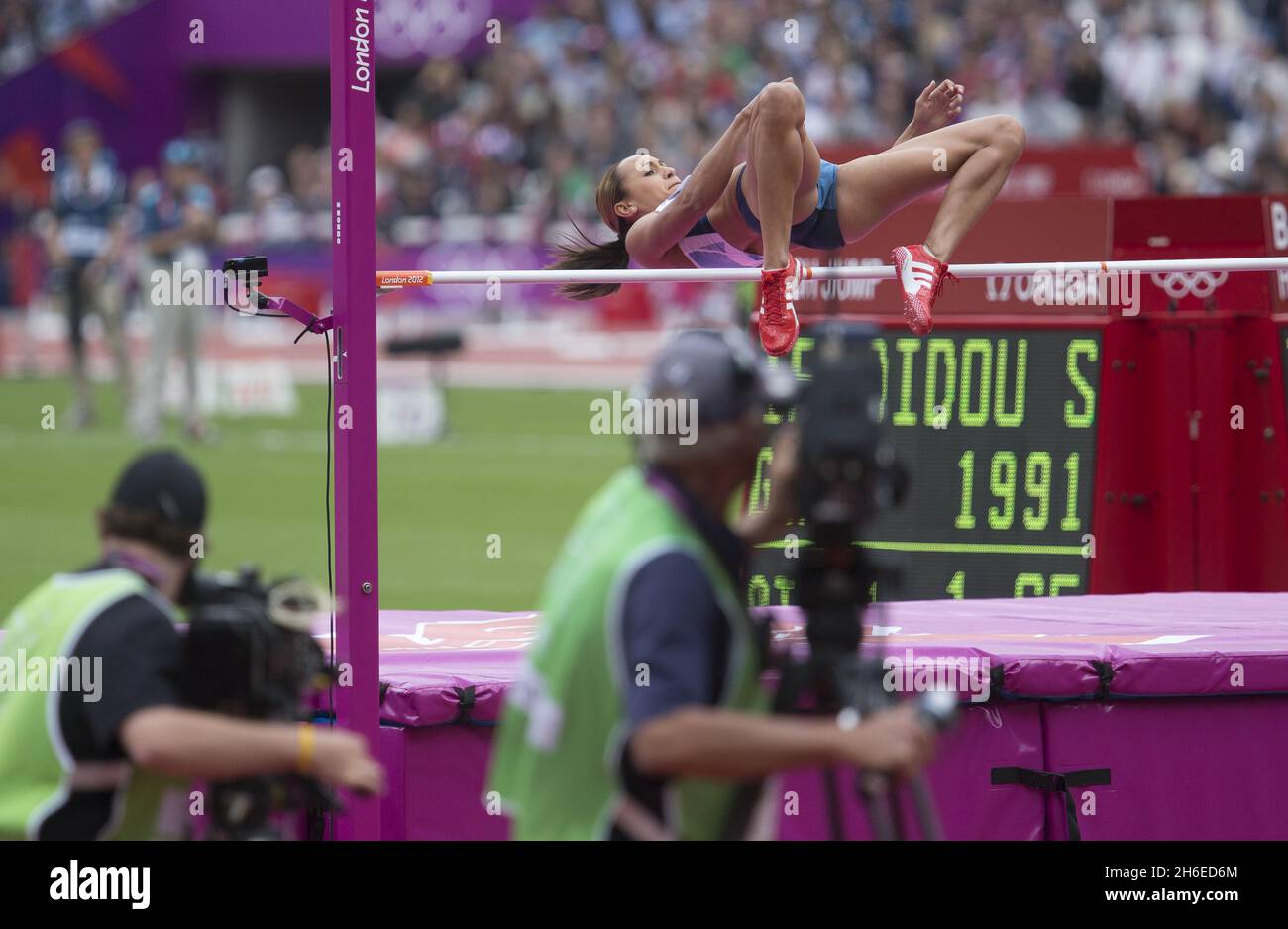 London 2012 Olympic Games - 03/08/12 Jessica Ennis in the heptathlon at ...