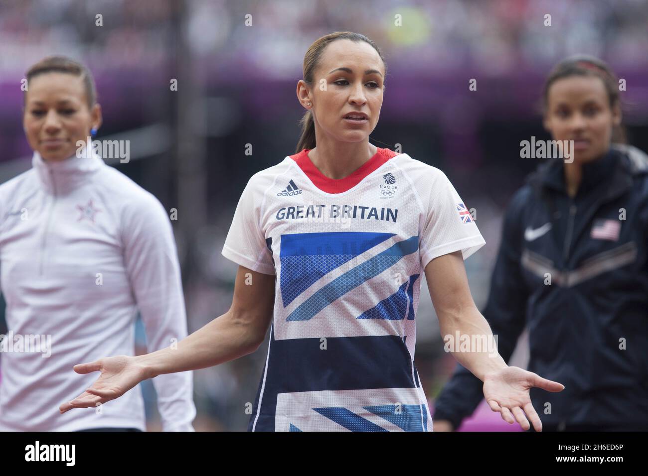 London 2012 Olympic Games - 03/08/12 Jessica Ennis in the heptathlon at ...