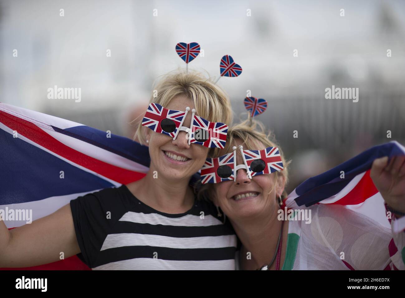 London 2012 Olympic Games - 05/08/12 UK sports fans pictured at the ...