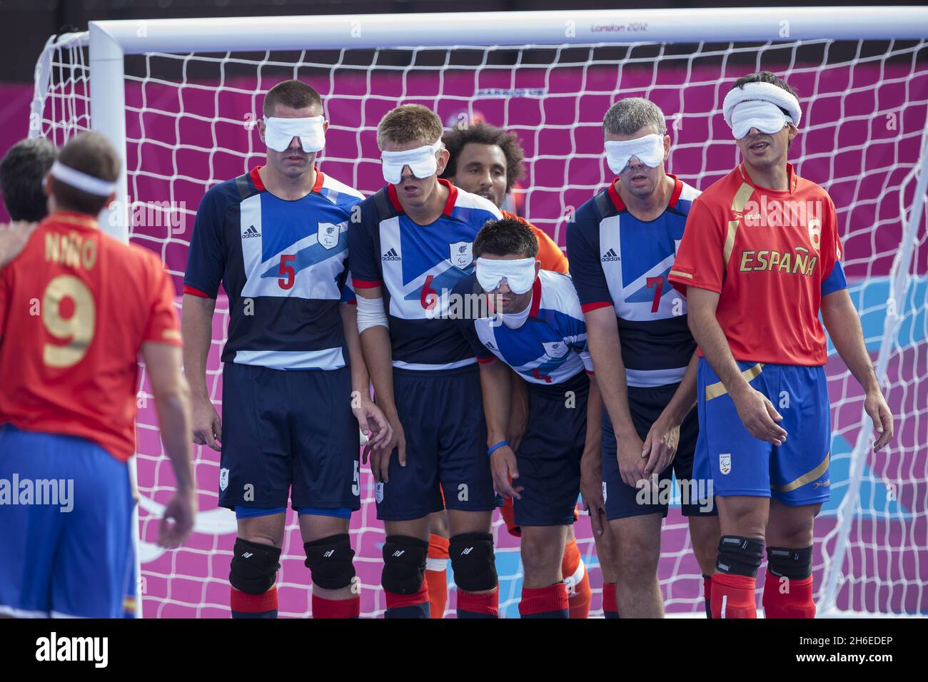 Blind football team hi-res stock photography and images - Alamy