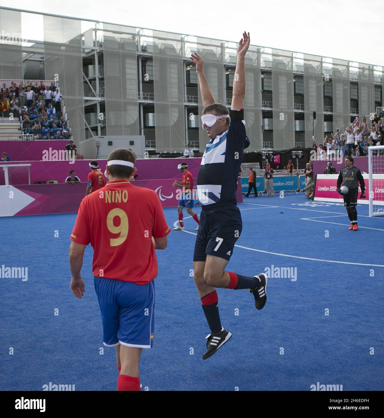 Blind football team hi-res stock photography and images - Alamy