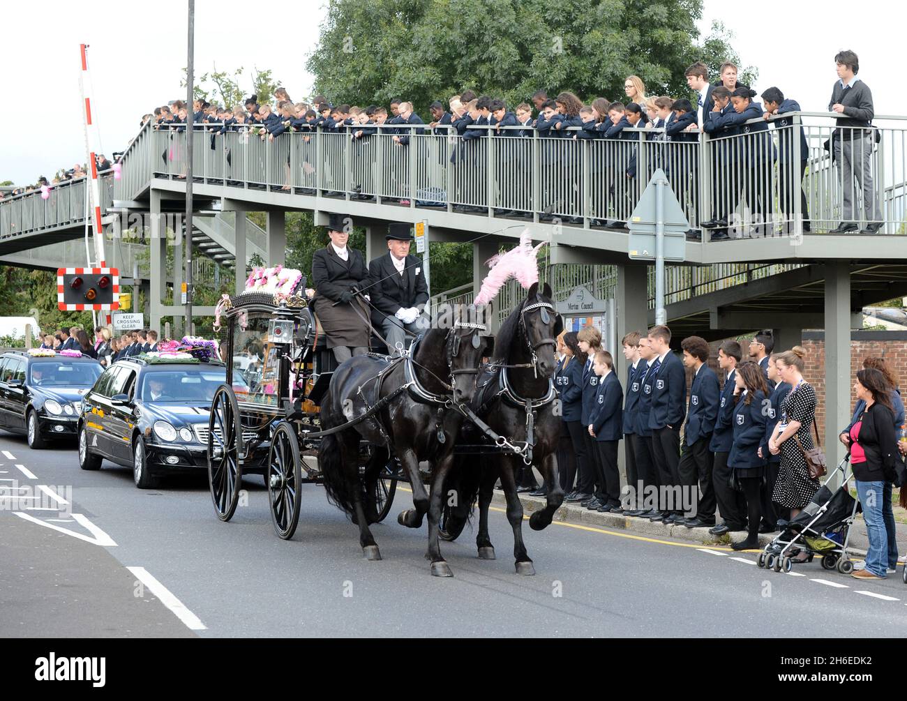 The funeral of murdered school girl Tia Sharp took place today. Pupils ...