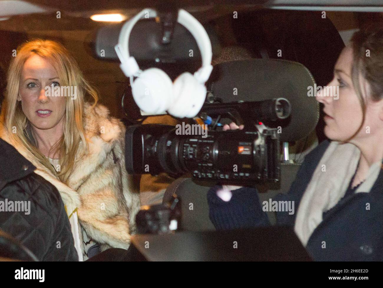 Sally Roberts leaves the High Court in London this evening after a ...