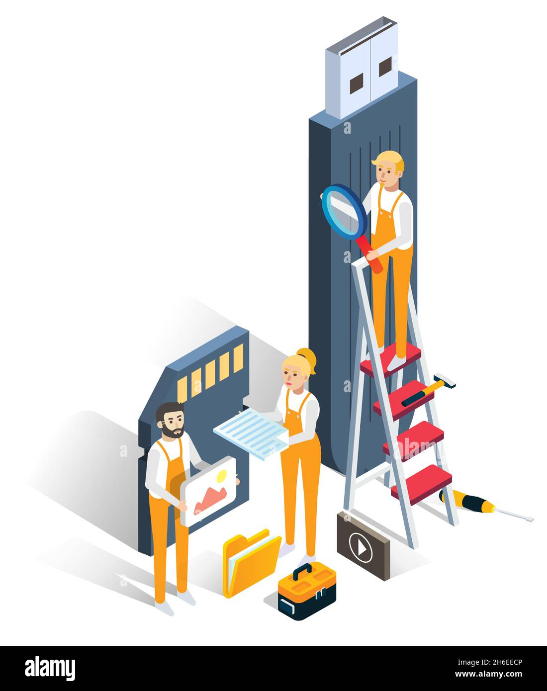 Lost files Stock Vector Images - Alamy