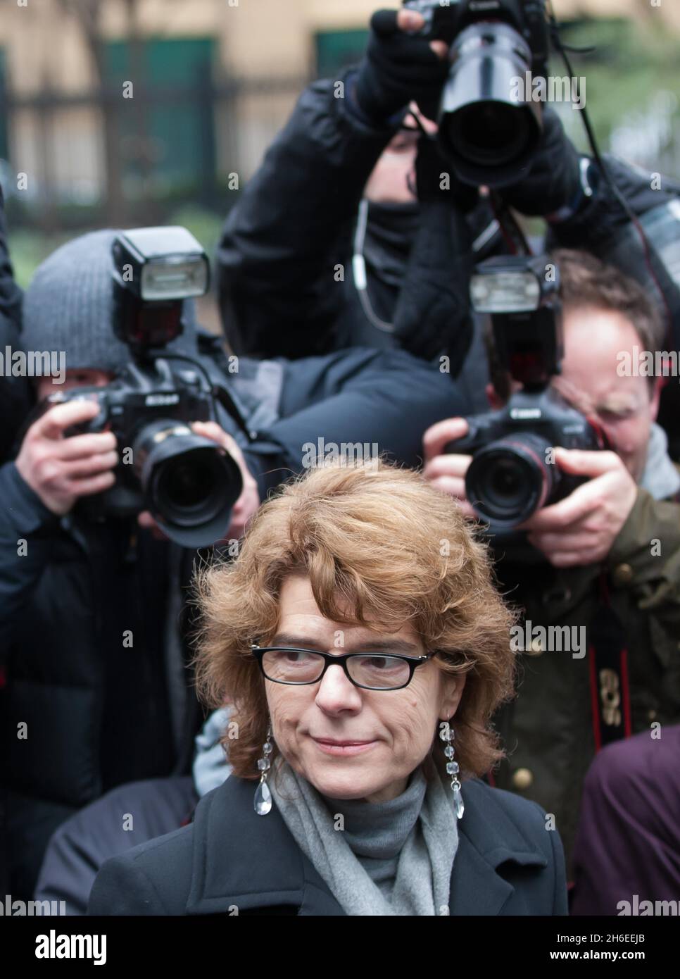 Vicky Pryce, ex wife of former cabinet minister Chris Huhne, arrives at ...