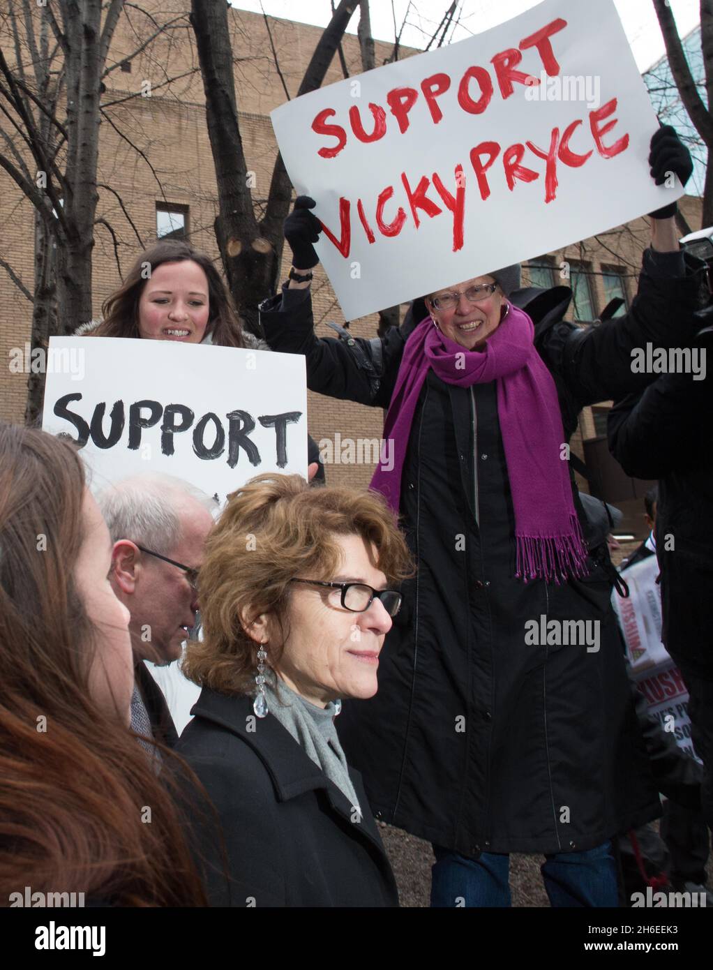 Vicky Pryce, ex wife of former cabinet minister Chris Huhne, arrives at ...