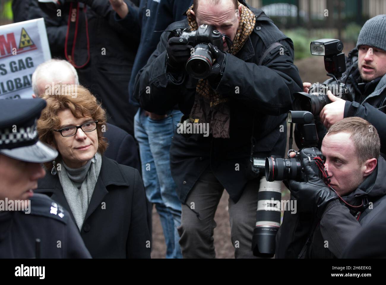 Vicky Pryce, ex wife of former cabinet minister Chris Huhne, arrives at ...