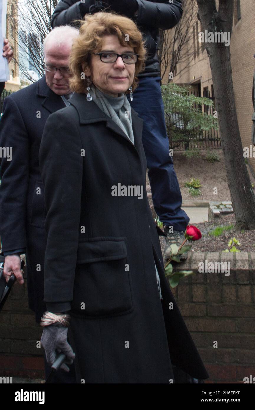 Vicky Pryce, ex wife of former cabinet minister Chris Huhne, arrives at ...