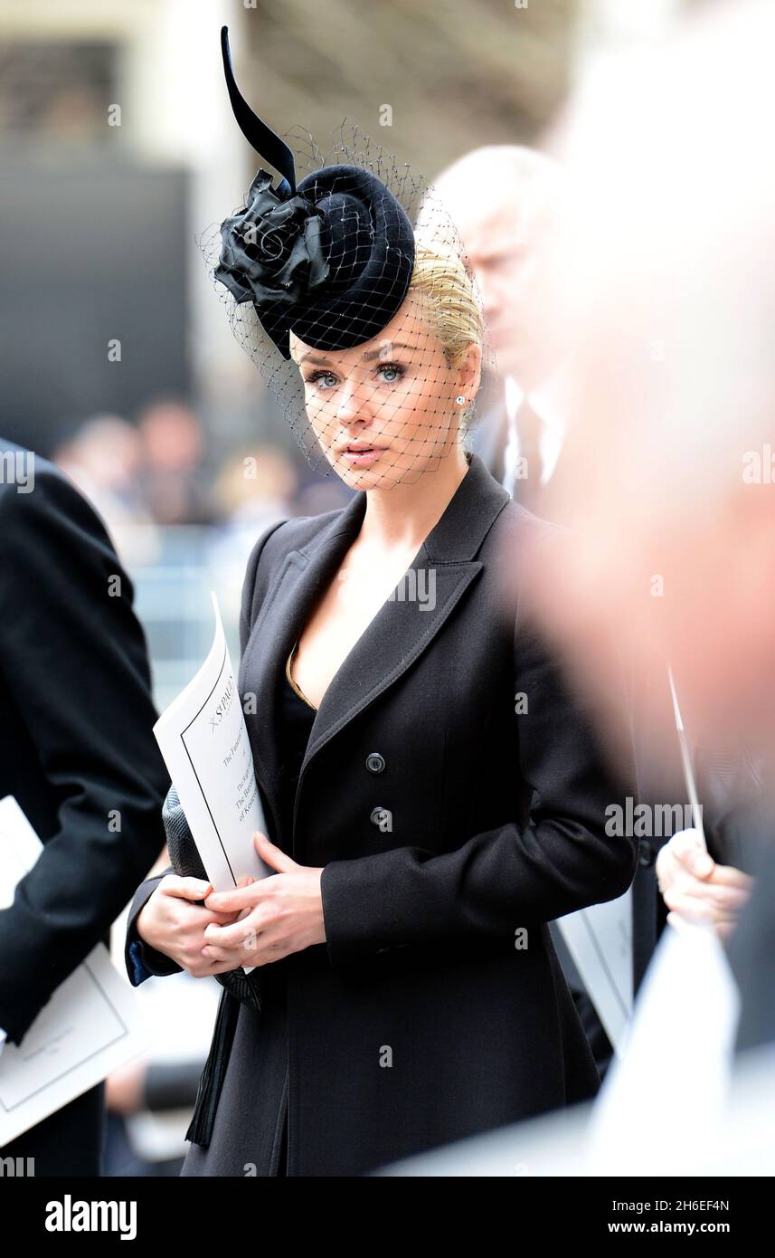Singer Katherine Jenkins is pictured at St Paul's cathedral in London ...