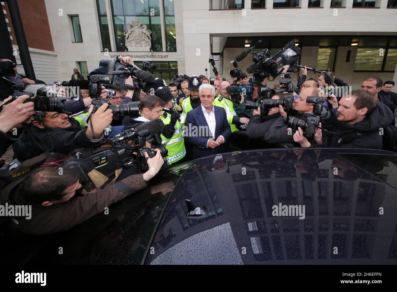 Max Clifford Leaves Westminster Magistrates Court With His Wife The Pr