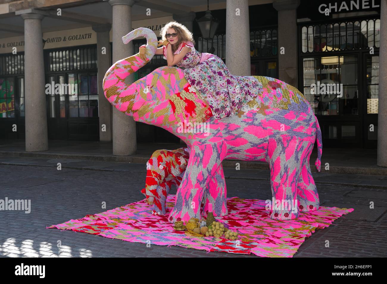 A view of artwork the artwork "A Mother and Baby" by New York artist ...